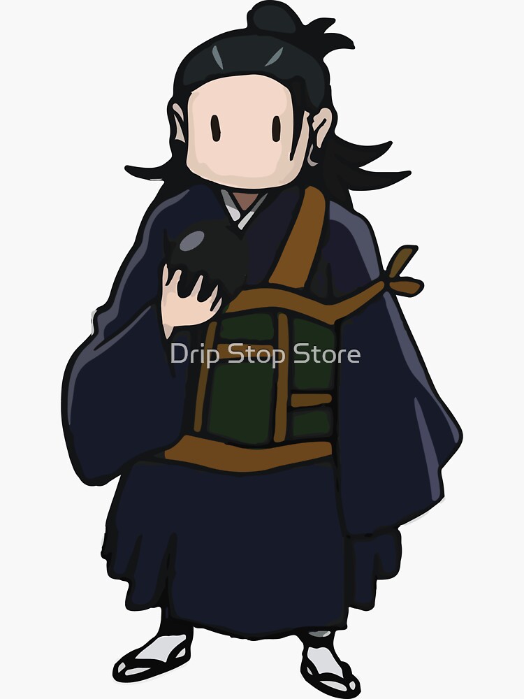 "Chibi Geto and his Curseball" Sticker for Sale by Drip Stop Store ...