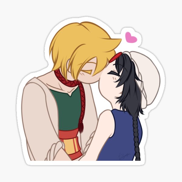"MAGI - Aladdin x Alibaba Chibi" Sticker by NoctyrneAlley | Redbubble
