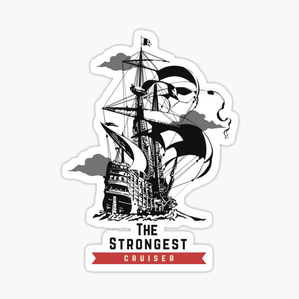 "The Strongest Cruiser" Sticker for Sale by Sebastian Szewczyk | Redbubble