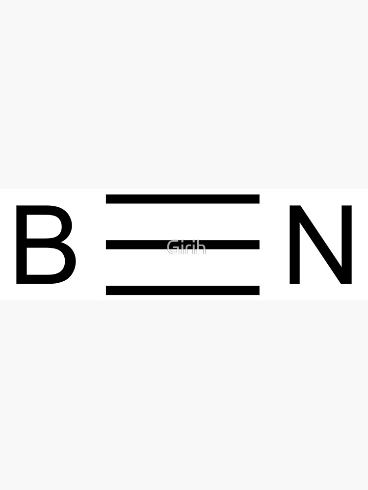 "Boron Nitride Chemical Formula" Poster by Girih | Redbubble