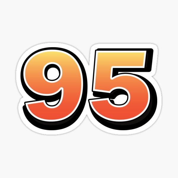 "95 lightning mcqueen" Sticker for Sale by Lckees | Redbubble