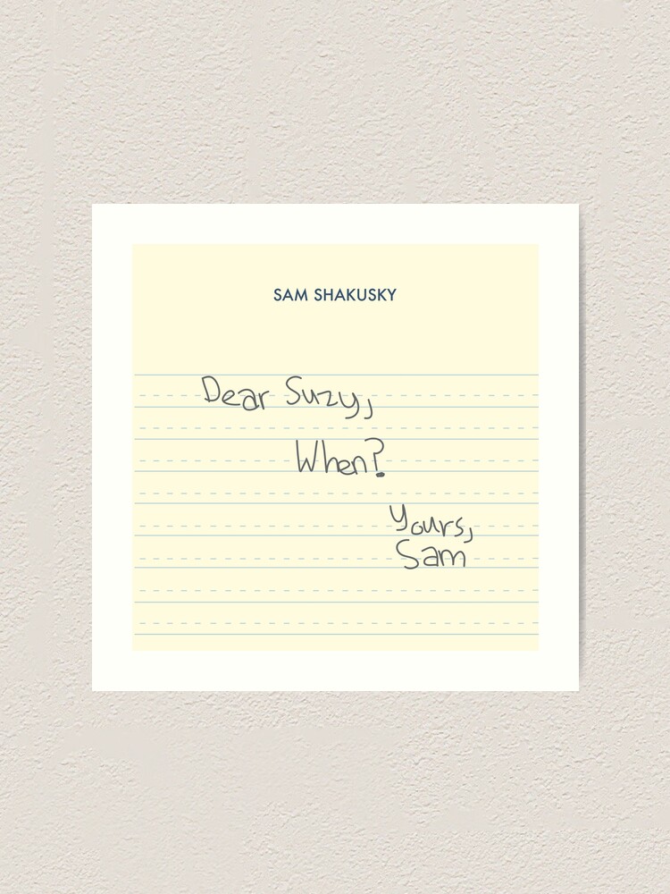 "Dear Suzy Letter - Moonrise Kingdom" Art Print for Sale by lentendo64 ...