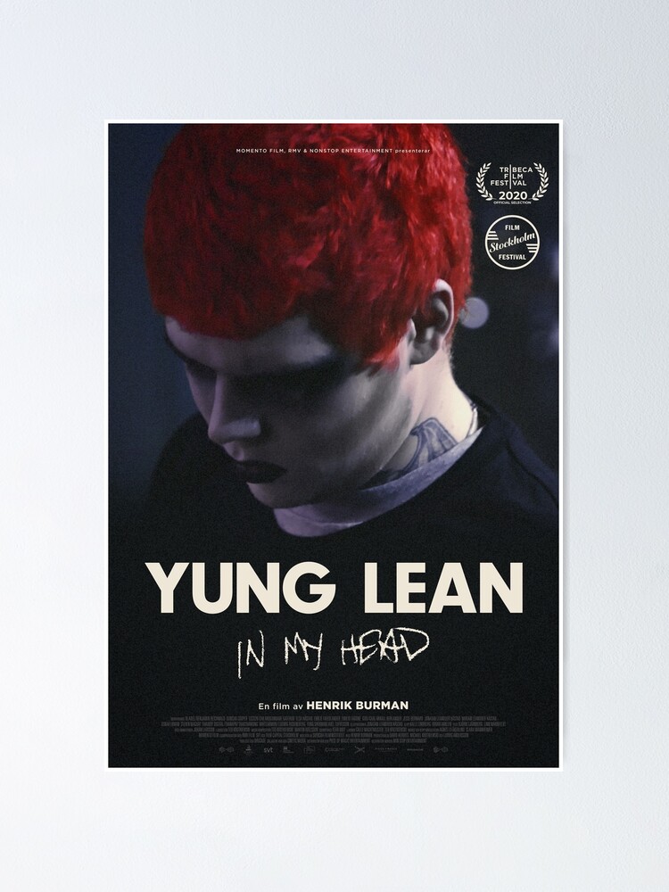 "Yung Lean Poster - In My Head" Poster for Sale by Indie Merch | Redbubble