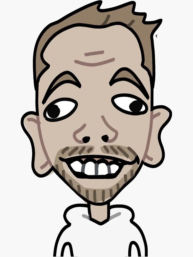 "Sidemen clapped Miniminter ART" Sticker for Sale by bubbatown | Redbubble