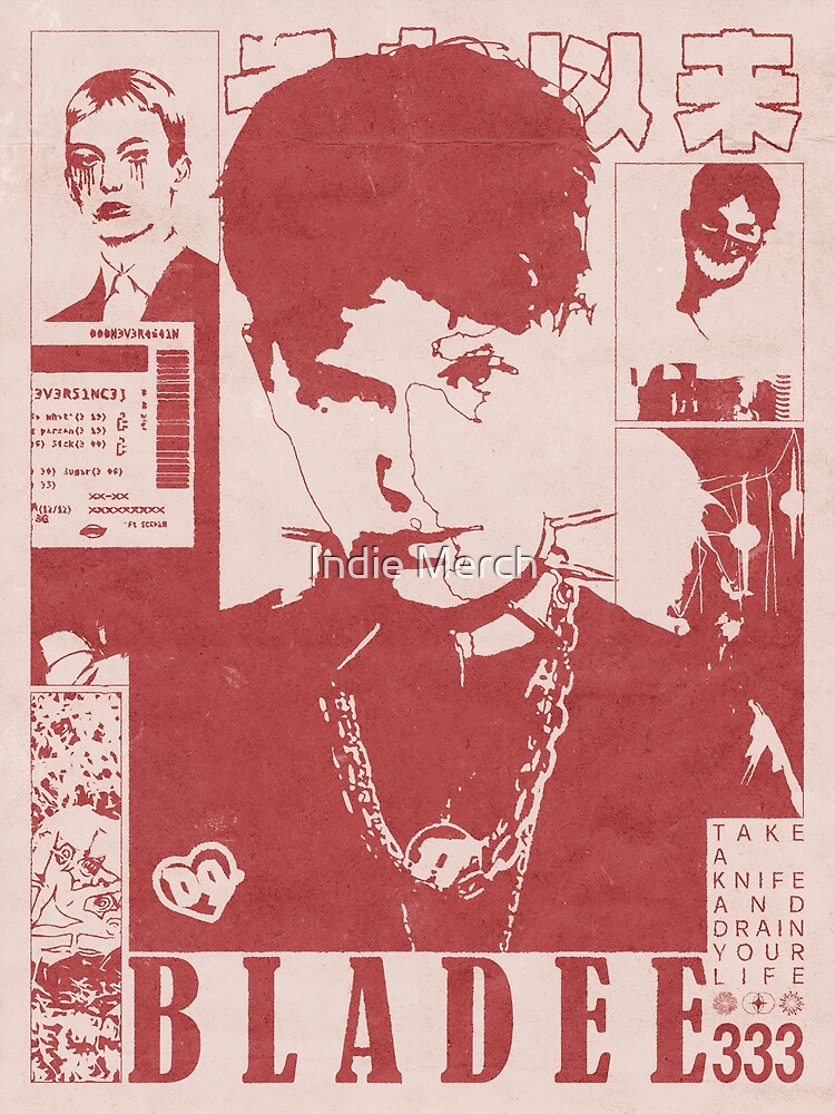 "Bladee Poster Drain Gang" Poster for Sale by Indie Merch | Redbubble