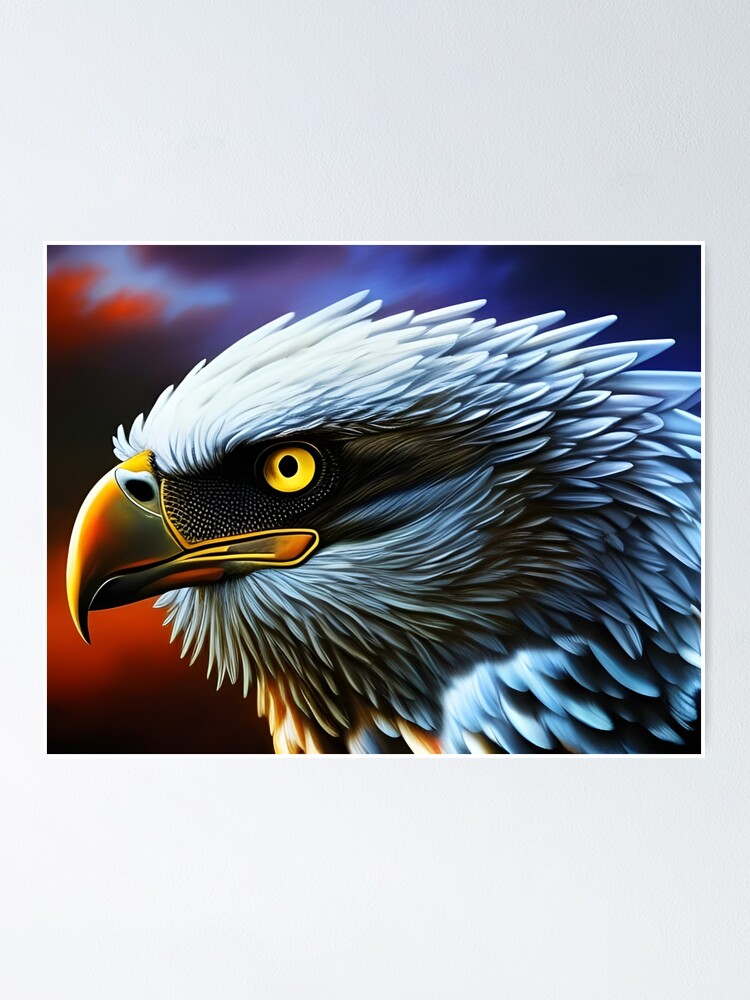 "Misty Eagle, Ai Generated Art " Poster for Sale by AC Chidiac | Redbubble