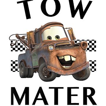 "Tow Mater" Sticker for Sale by MathildeMarrel | Redbubble