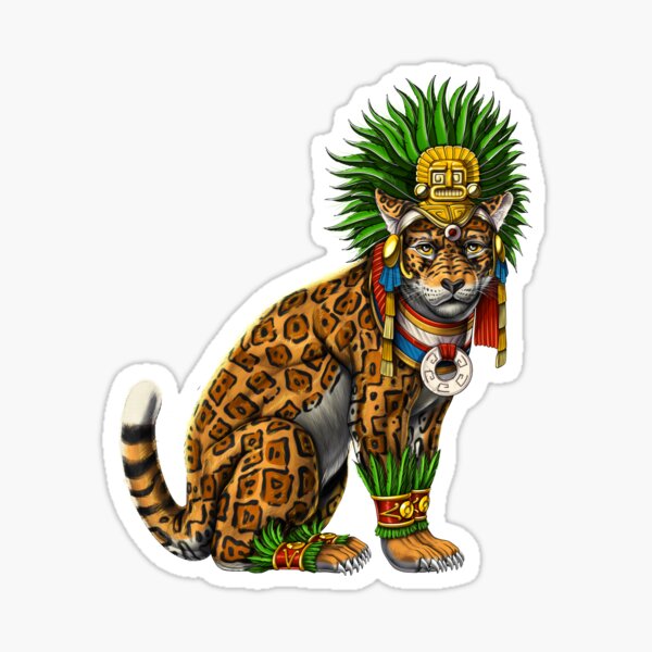 Dibujo Del Dios Jaguar Azteca