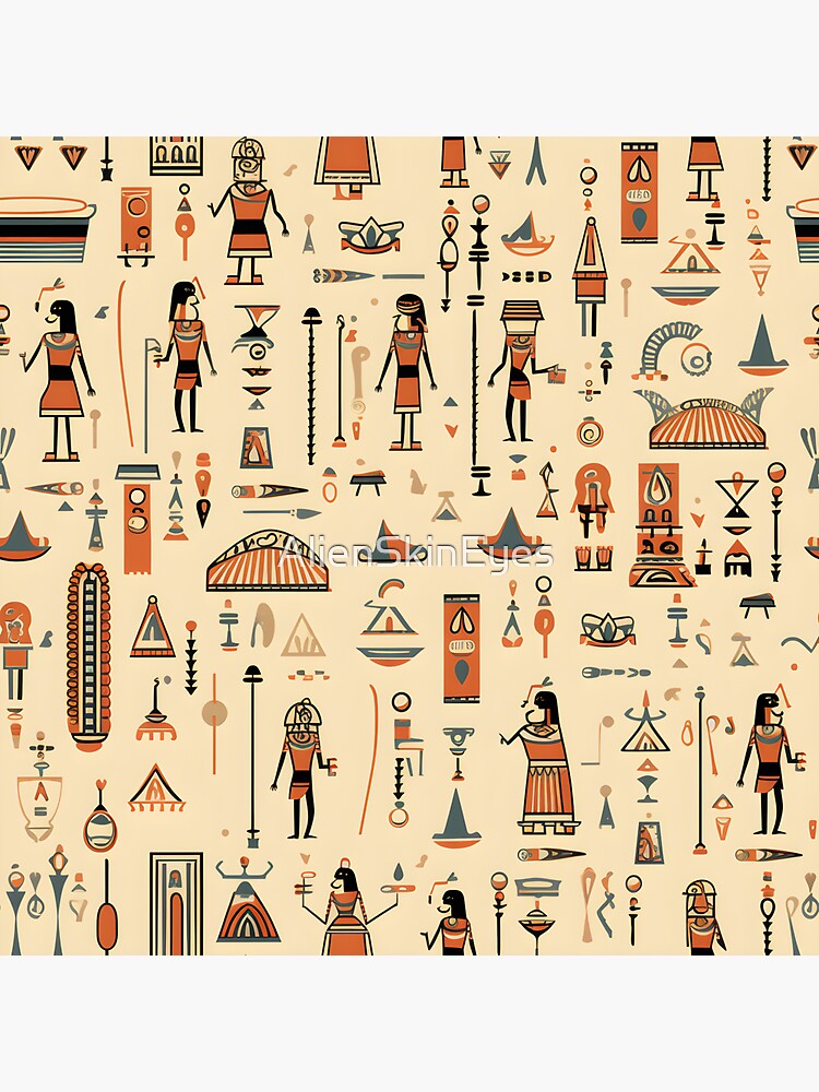 "Enchanting Ancient Egypt Seamless Pattern - Timeless Elegance for ...