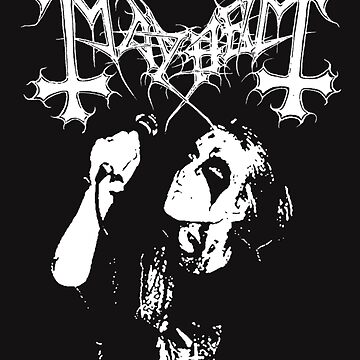 "Mayhem Norway Band Original Logo Fanart In Memory of Per Yngve Ohlin ...
