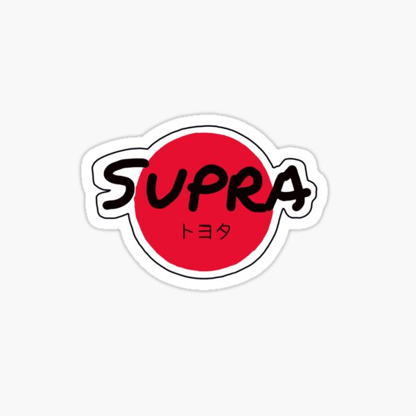 "supra logo " Sticker for Sale by NixTap | Redbubble