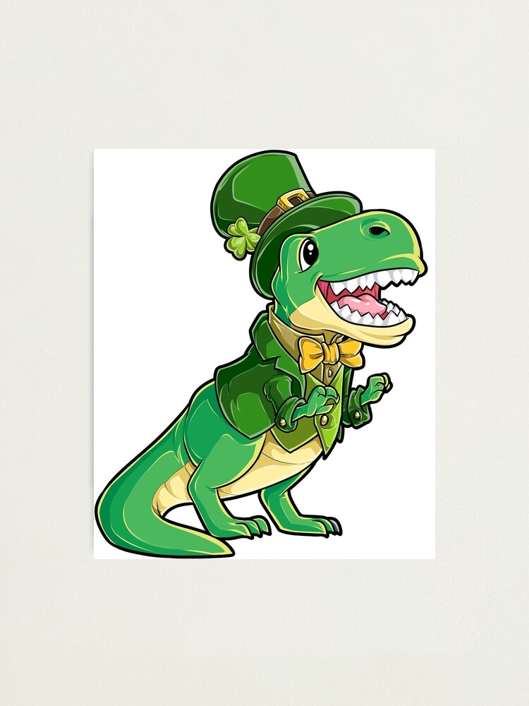 Lámina fotográfica «Camisa irlandesa del rex del dinosaurio Camisa del ... Lámina fotográfica «Camisa irlandesa del rex del dinosaurio Camisa del ...