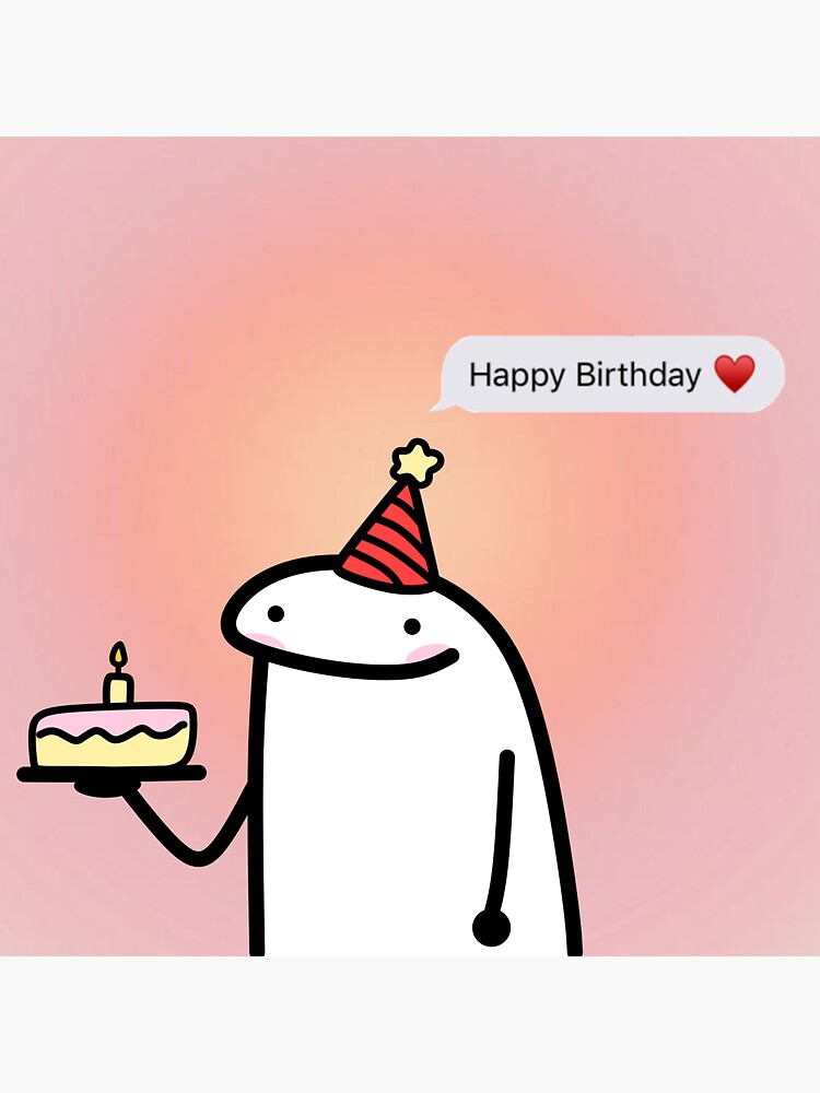 "happy birthday stickman" Sticker by Marti- | Redbubble