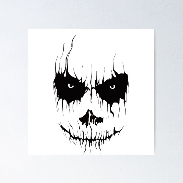 "Scary face " Poster for Sale by Shadyshoo | Redbubble