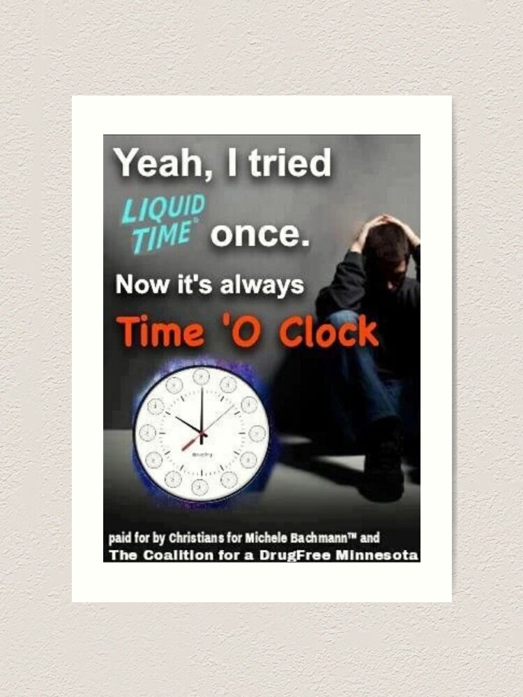 "Ironic Clock Meme" Art Print by SheMullet | Redbubble