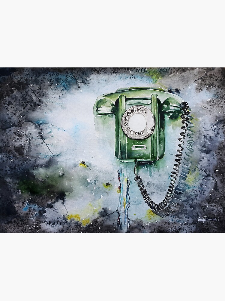 "Antique Telephone" Sticker for Sale by Canip Taskiran | Redbubble