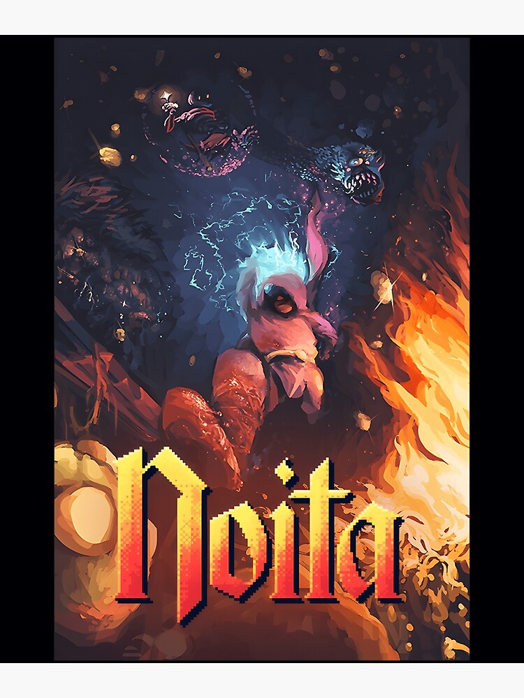 "Noita Game " Poster for Sale by creuxpibv61 | Redbubble