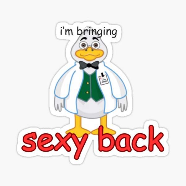 "iconic webkinz dr quack duck funny meme" Sticker for Sale by ...