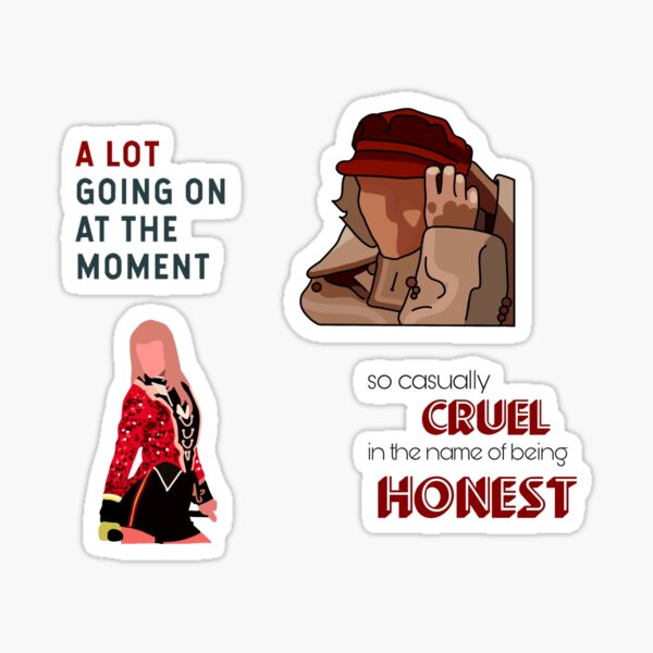 "Taylor Swift Red Stickers" Sticker for Sale by Erin Jackman | Redbubble
