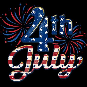 "4th of July Fireworks" Sticker for Sale by TheUSAFantasy | Redbubble