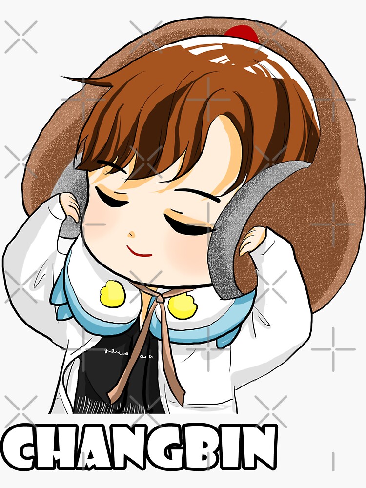 "KPOP STRAY KIDS CHANGBIN CHIBI" Sticker for Sale by LySaVN | Redbubble