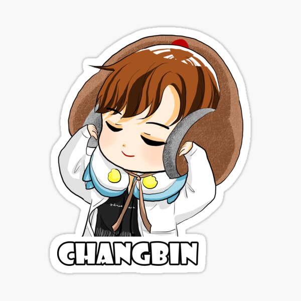 "KPOP STRAY KIDS CHANGBIN CHIBI" Sticker for Sale by LySaVN | Redbubble