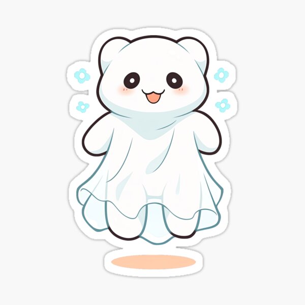 "Ghost Teddy Bear" Sticker for Sale by anarchangel | Redbubble