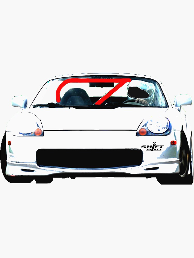 "Shift Shirts Mid-Rear - Midship Runabout Inspired" Sticker for Sale by ...