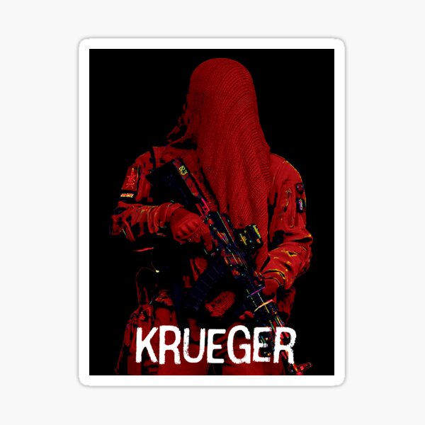 "Krueger Modern Movie Poster" Sticker for Sale by Canary141 | Redbubble