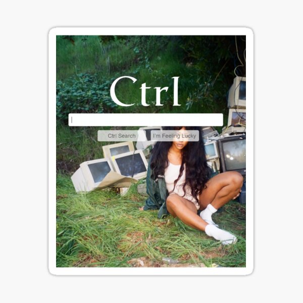 "SZA Ctrl Search" Sticker for Sale by MassoColtCloth | Redbubble