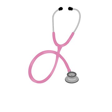 "Pink Stethoscope" Sticker for Sale by Lauren Scanlon | Redbubble