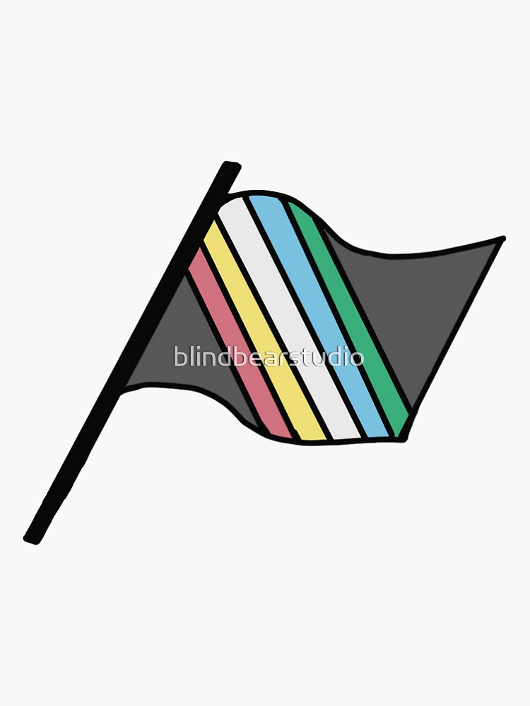 "Disability Pride Flag" Sticker for Sale by blindbearstudio | Redbubble