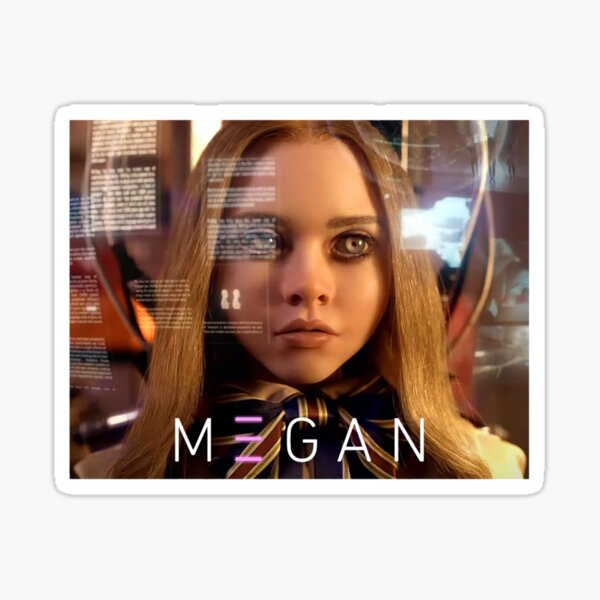 "M3gan (3)" Sticker for Sale by ErnestBoyd86 | Redbubble