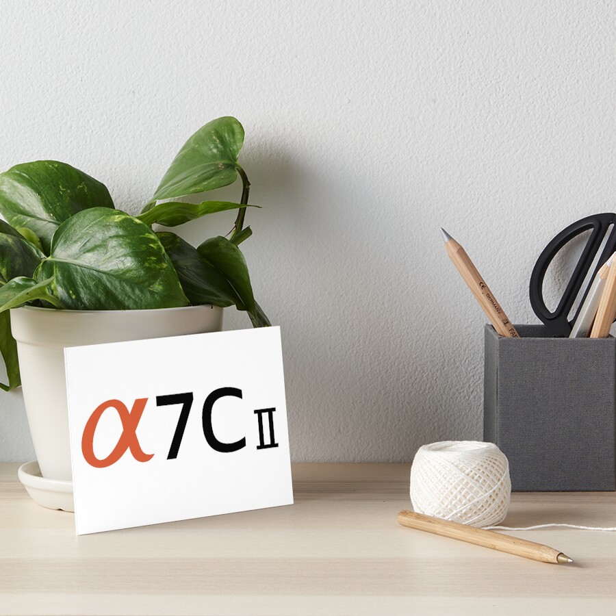 "Sony A7C II new Sony camera logo design." Poster for Sale by ...