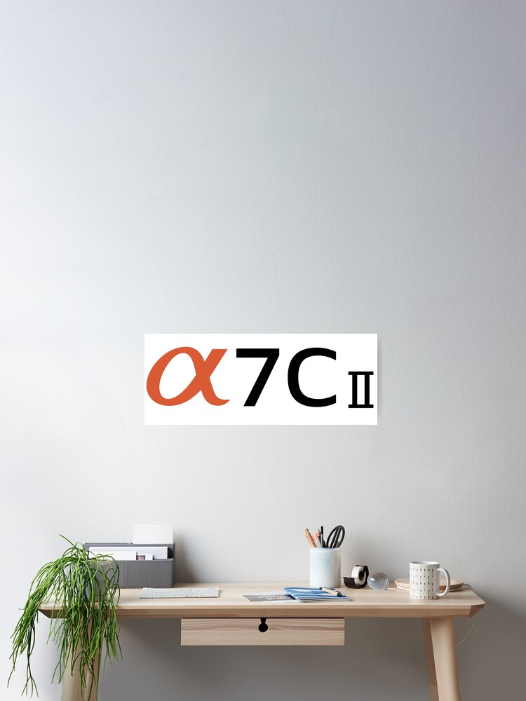 "Sony A7C II new Sony camera logo design." Poster for Sale by ...