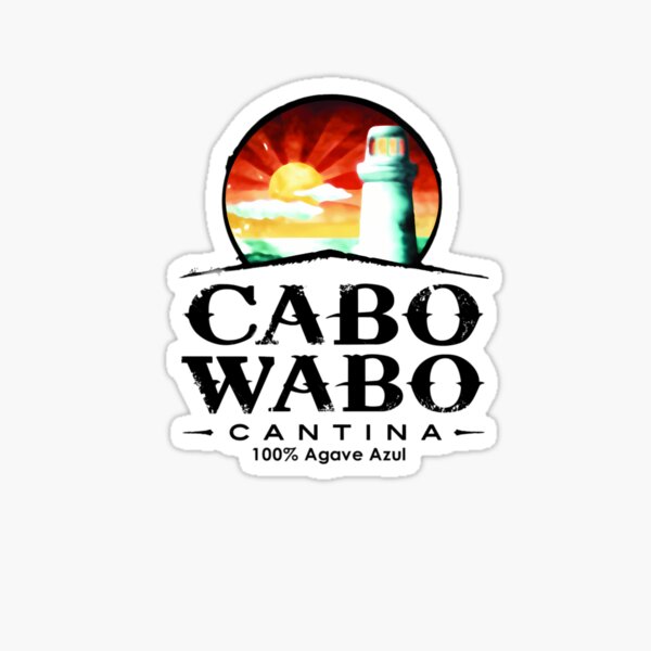 "Cantina Cabo wabo " Sticker for Sale by pcyfptma69 | Redbubble