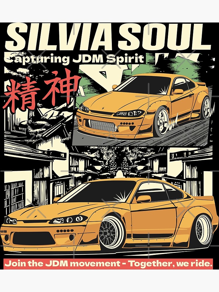 "Nissan Silvia s15" Poster for Sale by JDM APEX | Redbubble