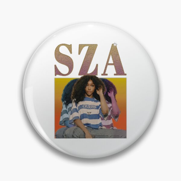 "SZA Cool Rapper Hip Hop Music Bootleg" Pin for Sale by SextonMeaty80 ...