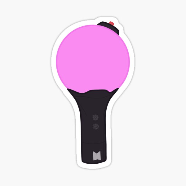 "Army Bomb BTS Lightstick" Sticker for Sale by cafenoodle | Redbubble
