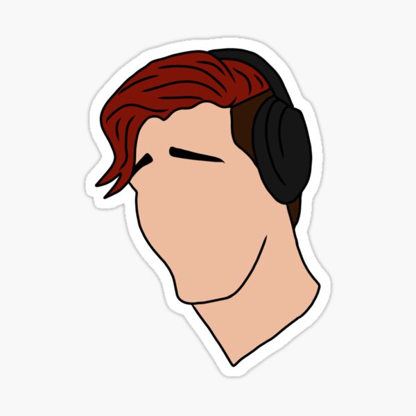 "Sad markiplier " Sticker for Sale by RensDigitalArt | Redbubble