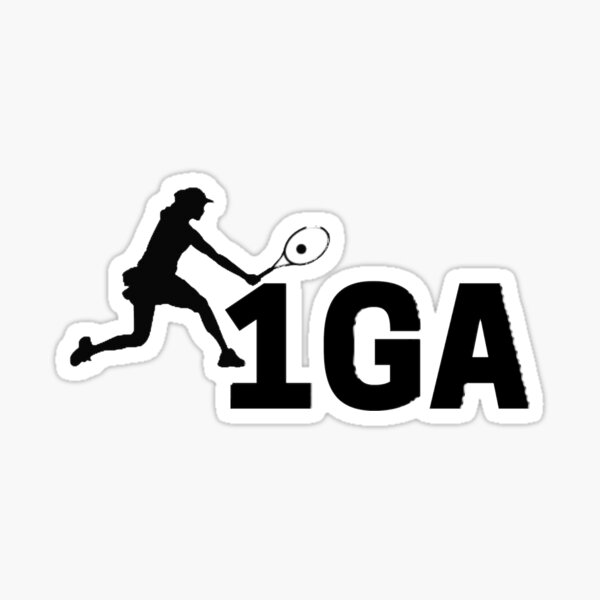 "Iga Swiatek | 1GA | Iga Swiatek Team" Sticker for Sale by mattades ...