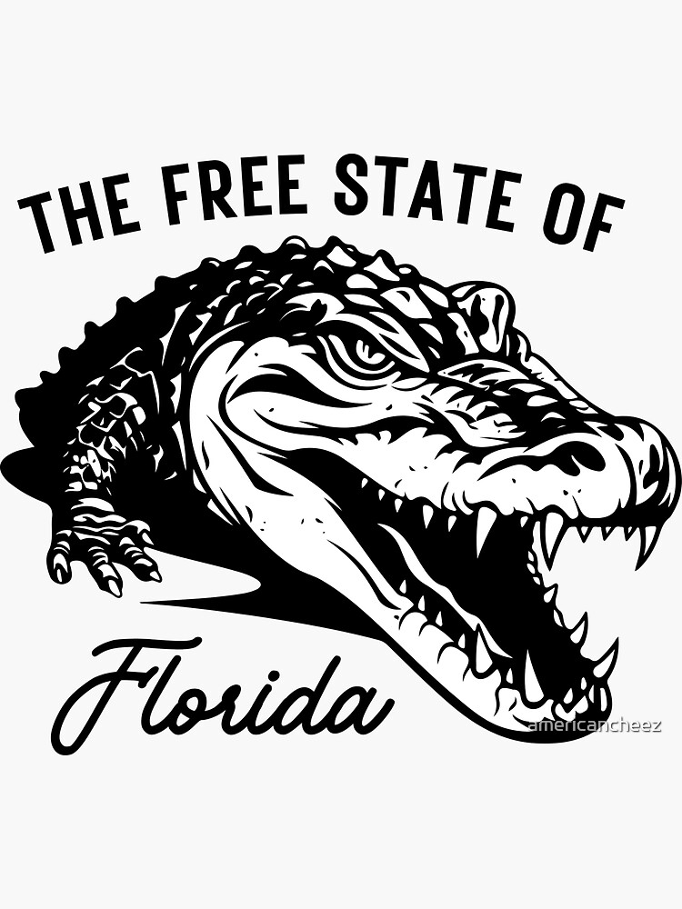 "The Free State of Florida" Sticker for Sale by americancheez | Redbubble