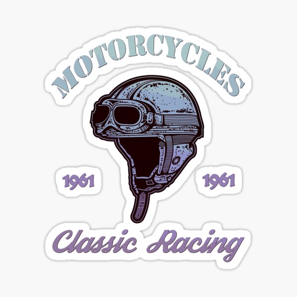 "Motorcycle Vintage Classic Racing" Sticker by gabii40 | Redbubble