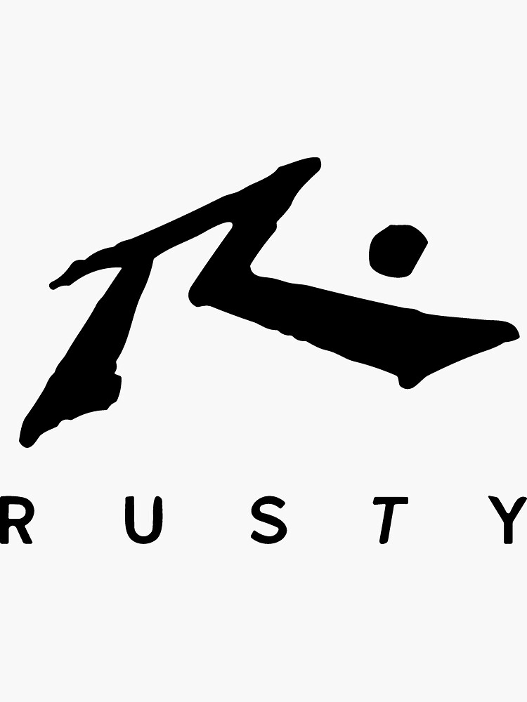 "Rusty Surfboards " Sticker for Sale by andre26ranks | Redbubble