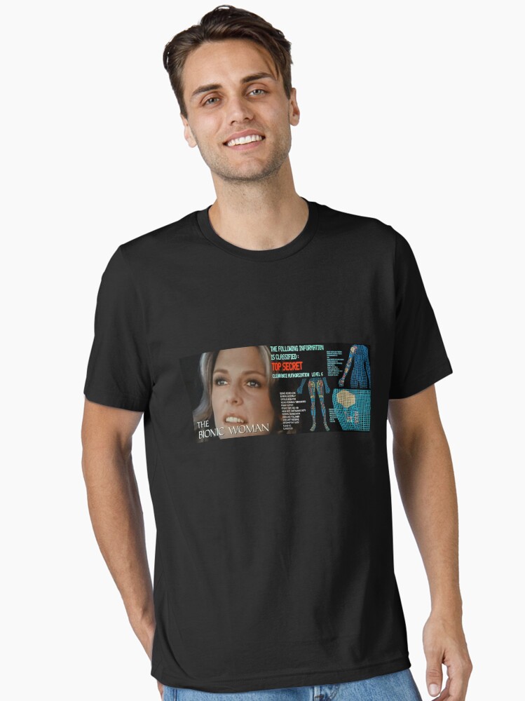 "The Bionic Woman" Essential T-Shirt for Sale by YELLOWPLANET | Redbubble