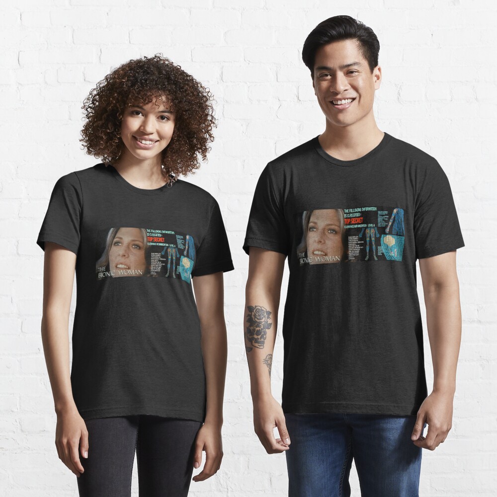 "The Bionic Woman" T-shirt for Sale by YELLOWPLANET | Redbubble | the ...