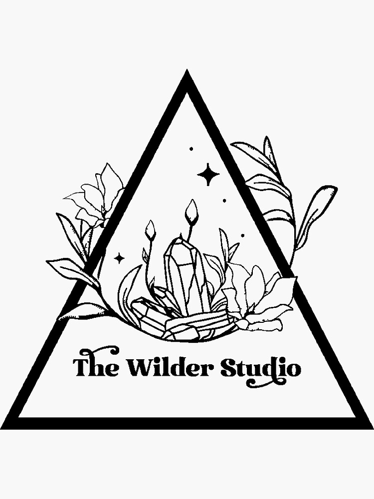 "The Wilder Studio Full Logo Transparent" Sticker for Sale by ...