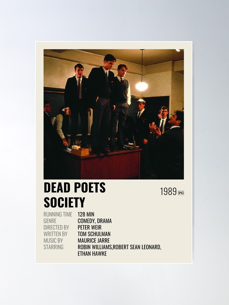 Dead Poets Society Movie Poster