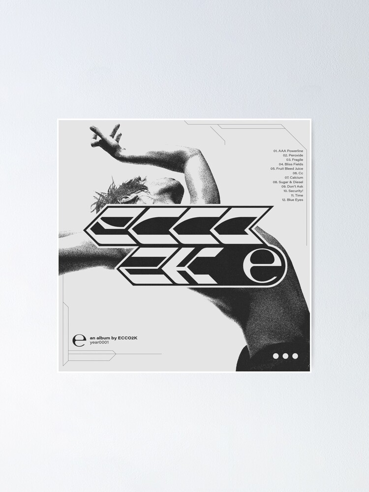 "Ecco2k Poster Drain Gang" Poster for Sale by Indie Merch | Redbubble