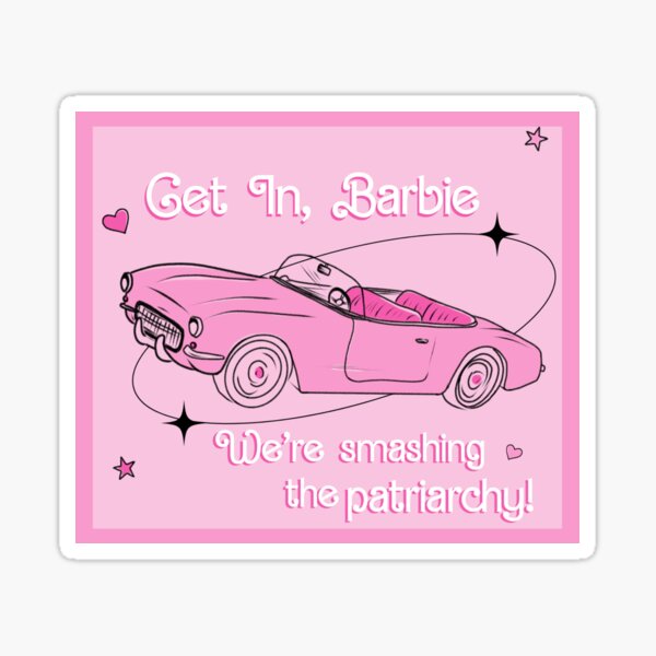 "Barbie " Sticker for Sale by zoe estevez | Redbubble
